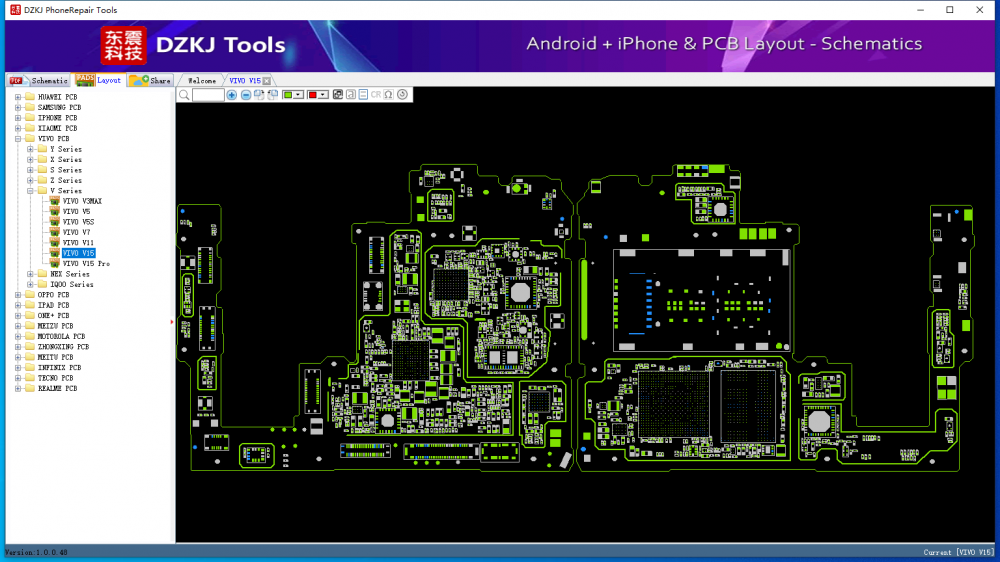 Update_LAYOUT_VIVO V15_bitmap - DZKJ Schematics & PCB Layout