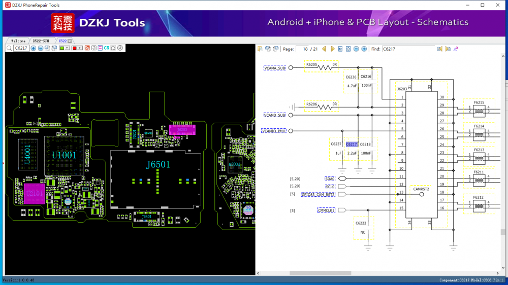 Update_LAYOUT + SCH _Infinix X522_bitmap - DZKJ Schematics & PCB Layout