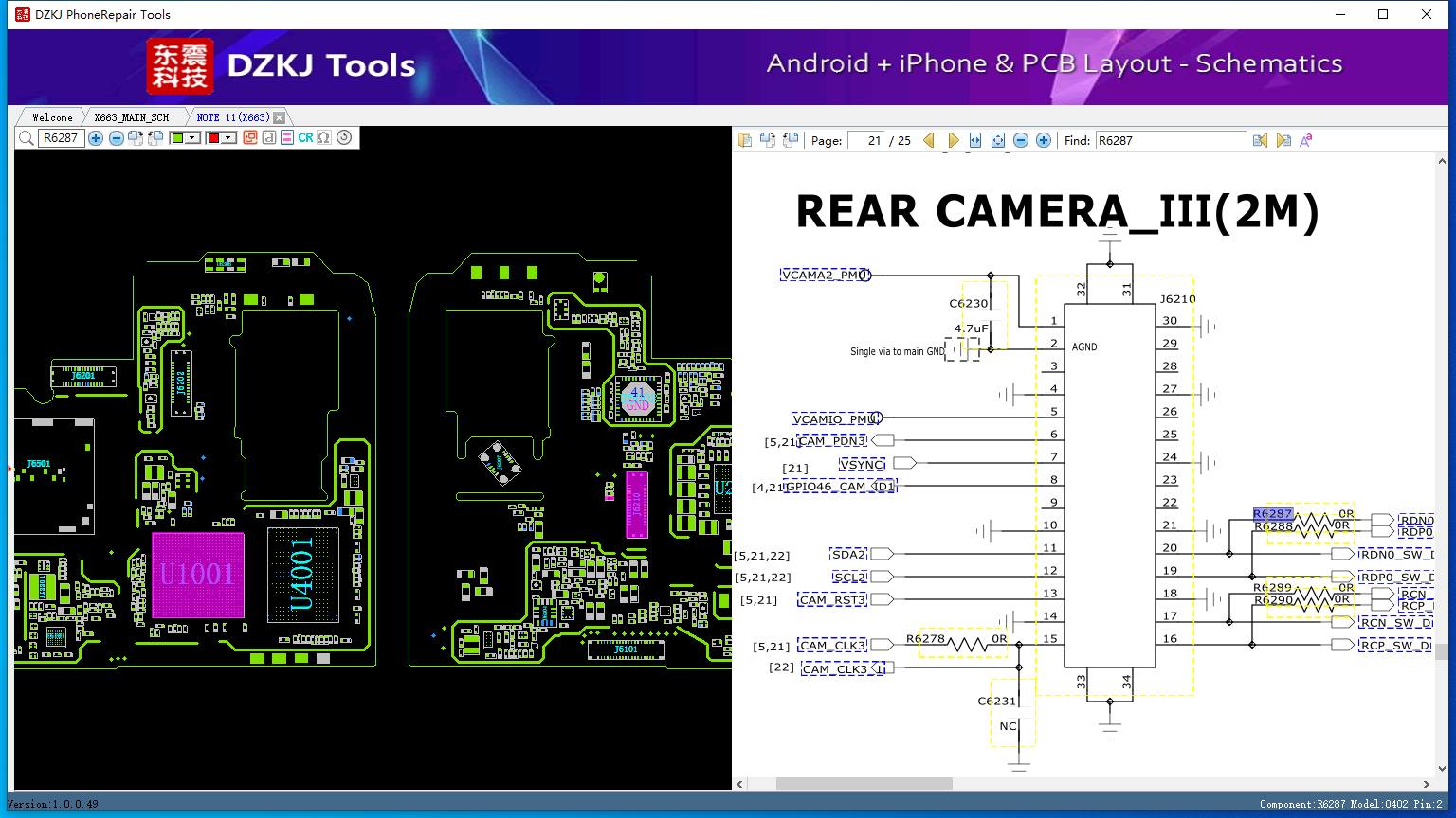 Update_LAYOUT+ SCH_Infinix Note11(X663)_bitmap - DZKJ Schematics & PCB Layout