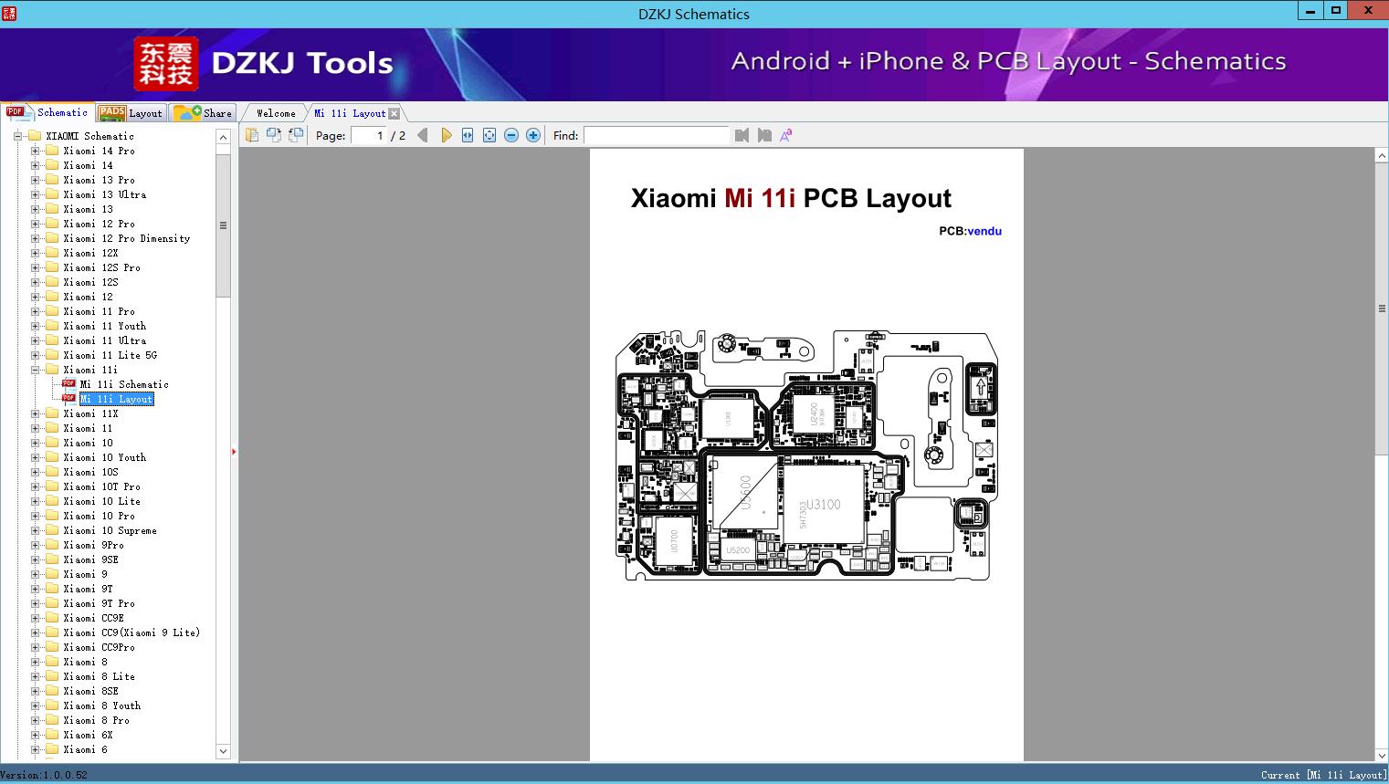 Mi 11i Layout - Xiaomi 11i - XIAOMI Schematic - DZKJ Schematics & PCB ...