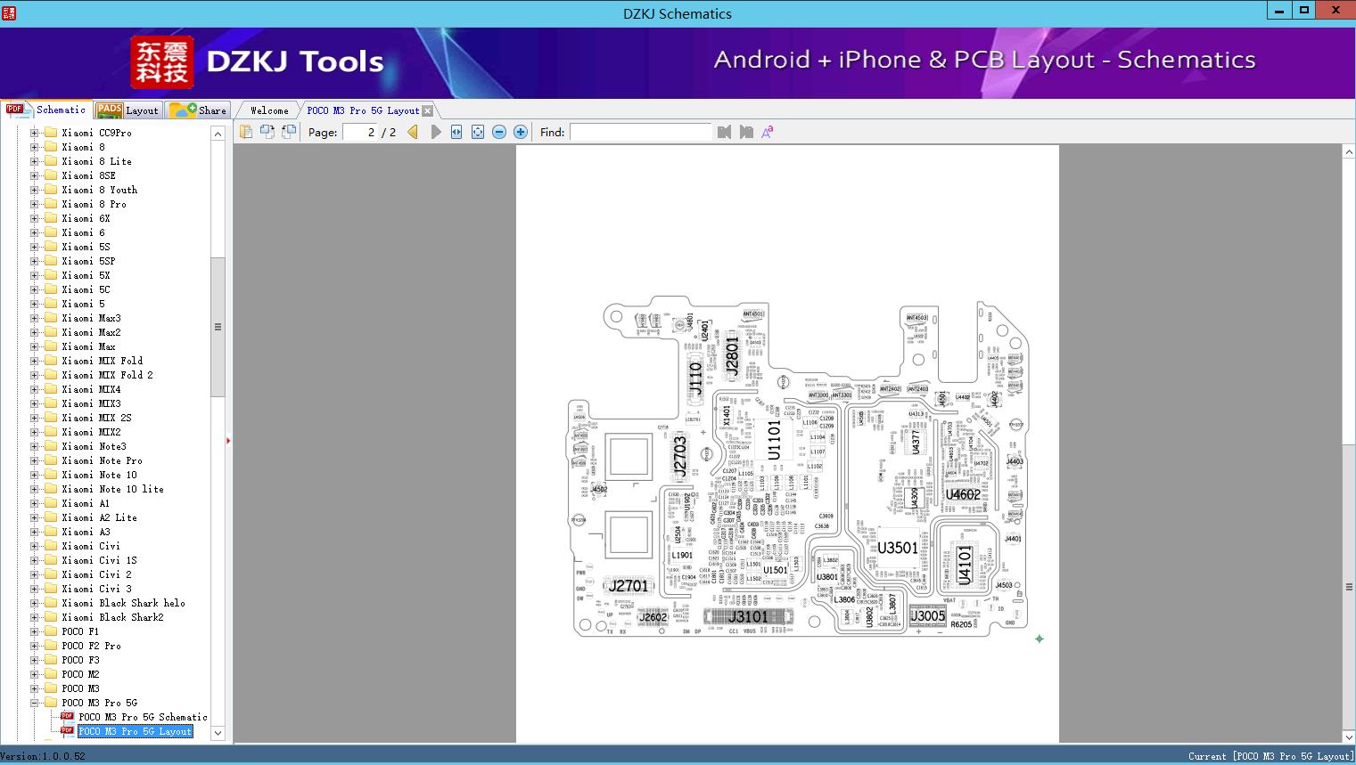 POCO M3 Pro 5G Layout - POCO M3 Pro 5G - XIAOMI Schematic - DZKJ ...