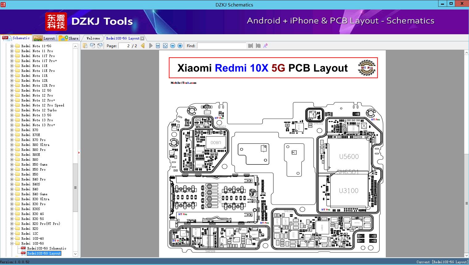 Redmi10X-5G Layout - Redmi 10X-5G - XIAOMI Schematic - DZKJ Schematics ...