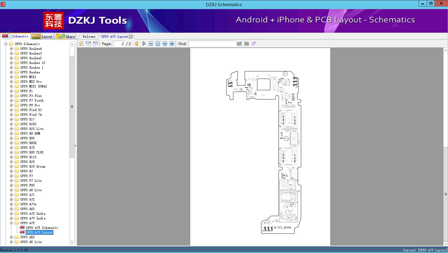 OPPO A7Y Layout - OPPO A7Y - OPPO Schematic - DZKJ Schematics & PCB Layout