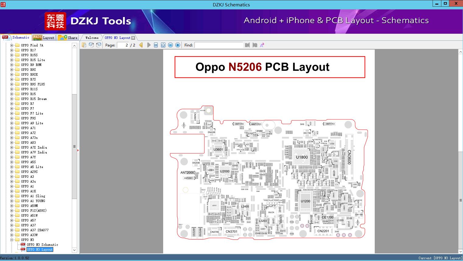 OPPO N3 Layout - OPPO N3 - OPPO Schematic - DZKJ Schematics & PCB Layout