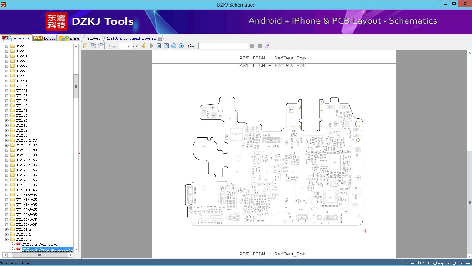 XT2135-x_Component_Location - XT2135-1 - MOTOROLA Schematic - DZKJ ...
