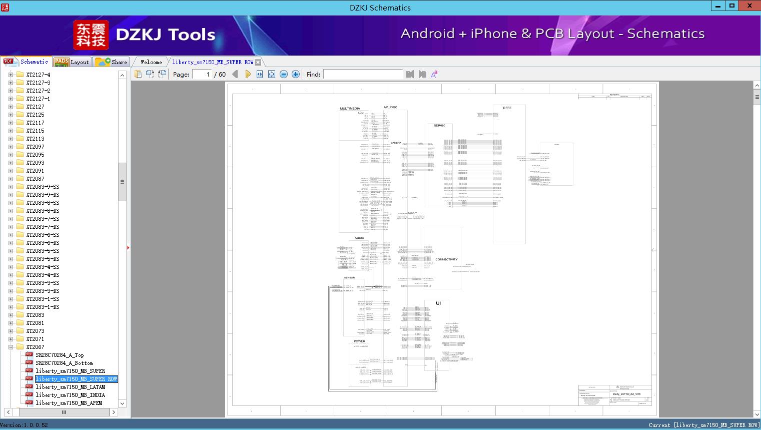 liberty_sm7150_MB_SUPER ROW - XT2067 - MOTOROLA Schematic - DZKJ ...