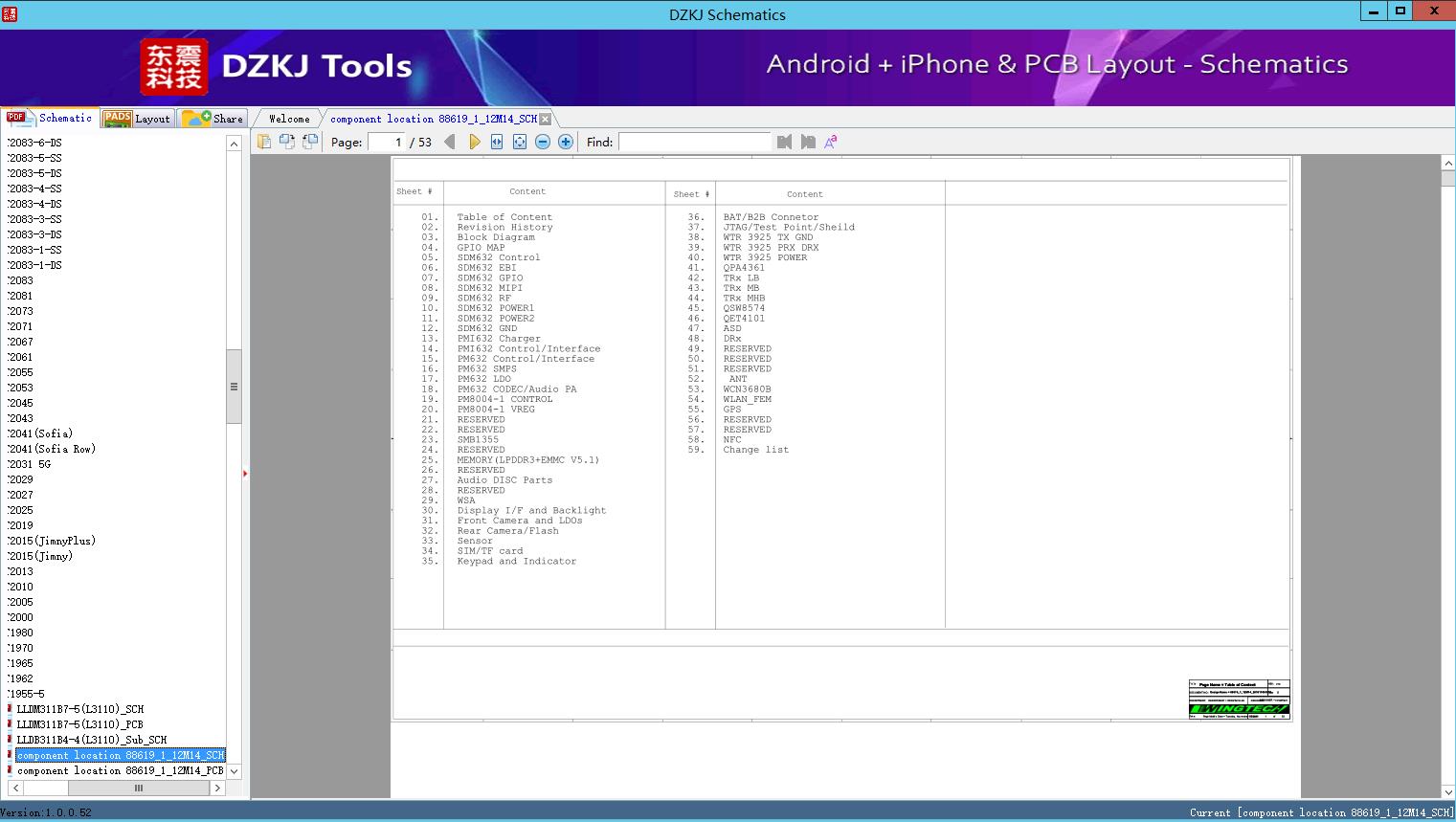 component location 88619_1_12M14_SCH - XT1955-5 - MOTOROLA Schematic ...