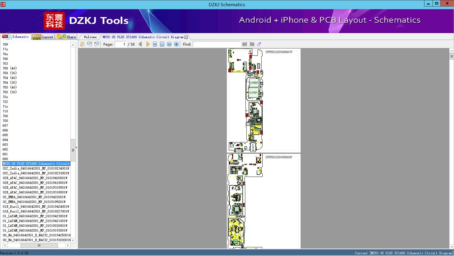 MOTO G5 PLUS XT1680 Schematic Circuit Diagram - XT1680 - MOTOROLA ...