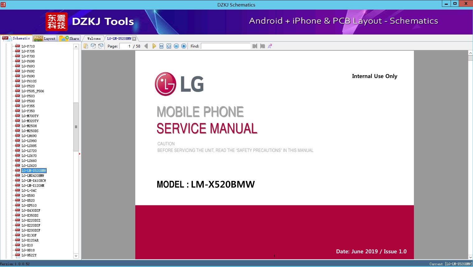 LG-LM-X520BMW - LG Schematic - DZKJ Schematics & PCB Layout