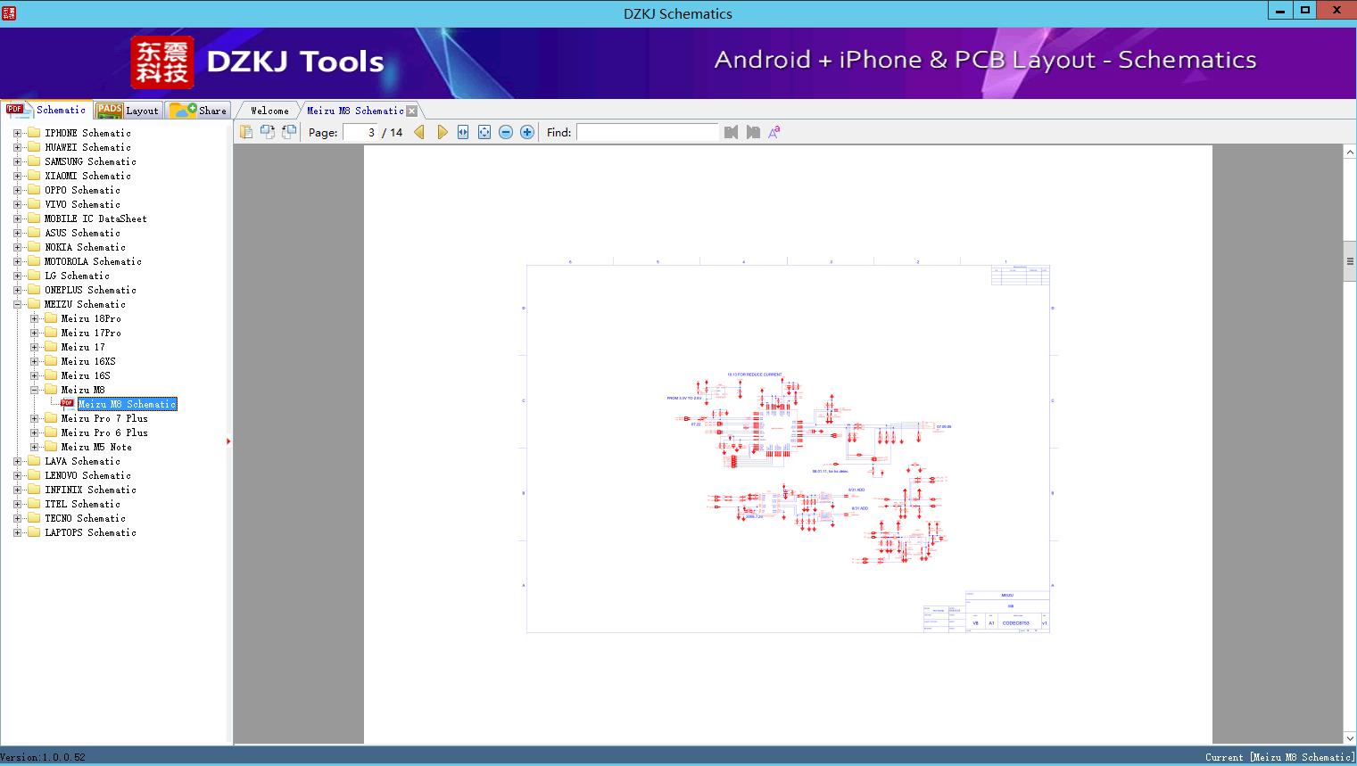Meizu M8 Schematic - Meizu M8 - MEIZU Schematic - DZKJ Schematics & PCB ...
