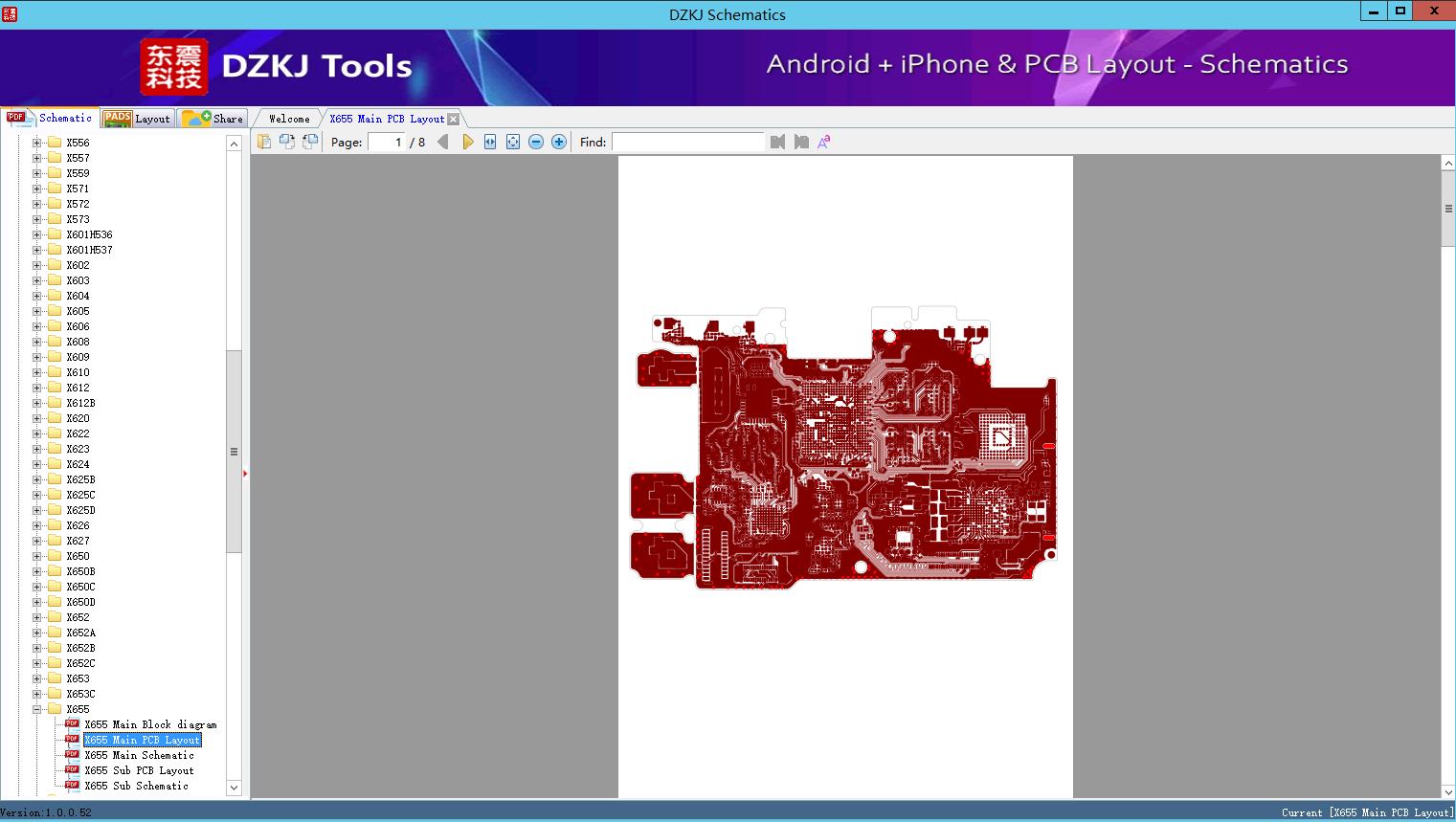 X655 Main PCB Layout - X655 - INFINIX Schematic - DZKJ Schematics & PCB ...