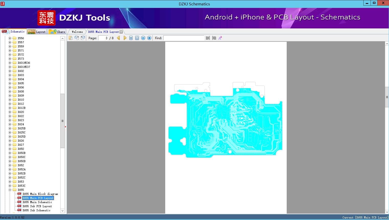 X655 Main PCB Layout - X655 - INFINIX Schematic - DZKJ Schematics & PCB ...
