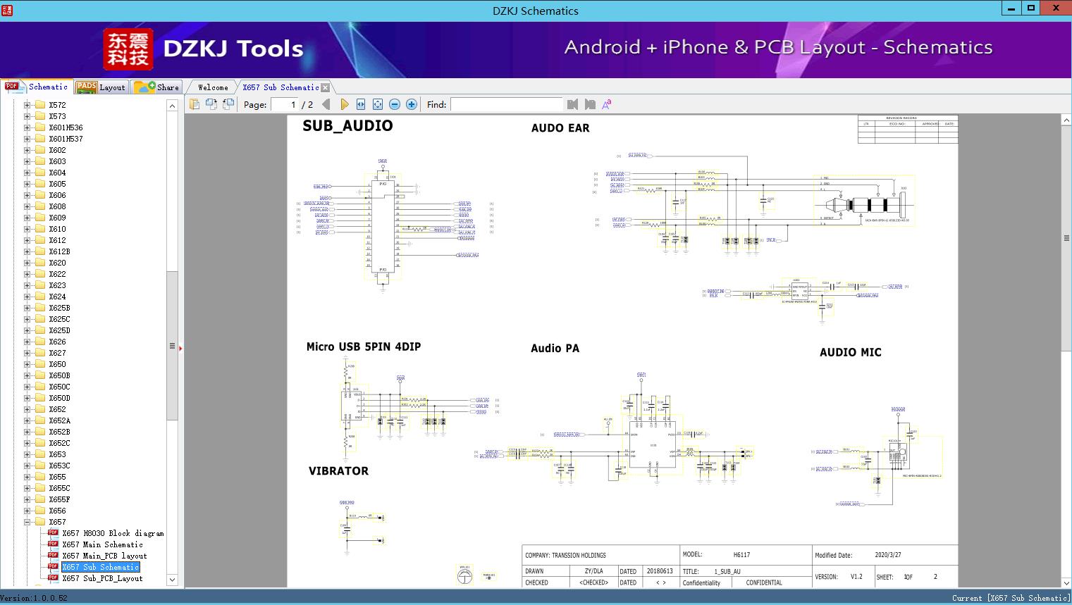 X657 Sub Schematic - X657 - INFINIX Schematic - DZKJ Schematics & PCB ...