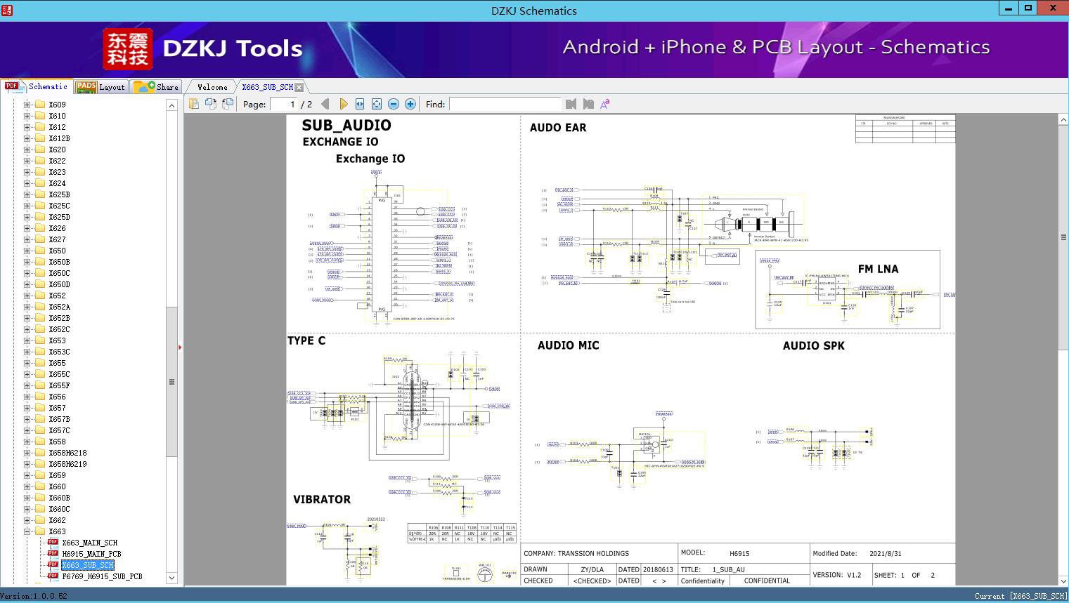 X663_SUB_SCH - X663 - INFINIX Schematic - DZKJ Schematics & PCB Layout