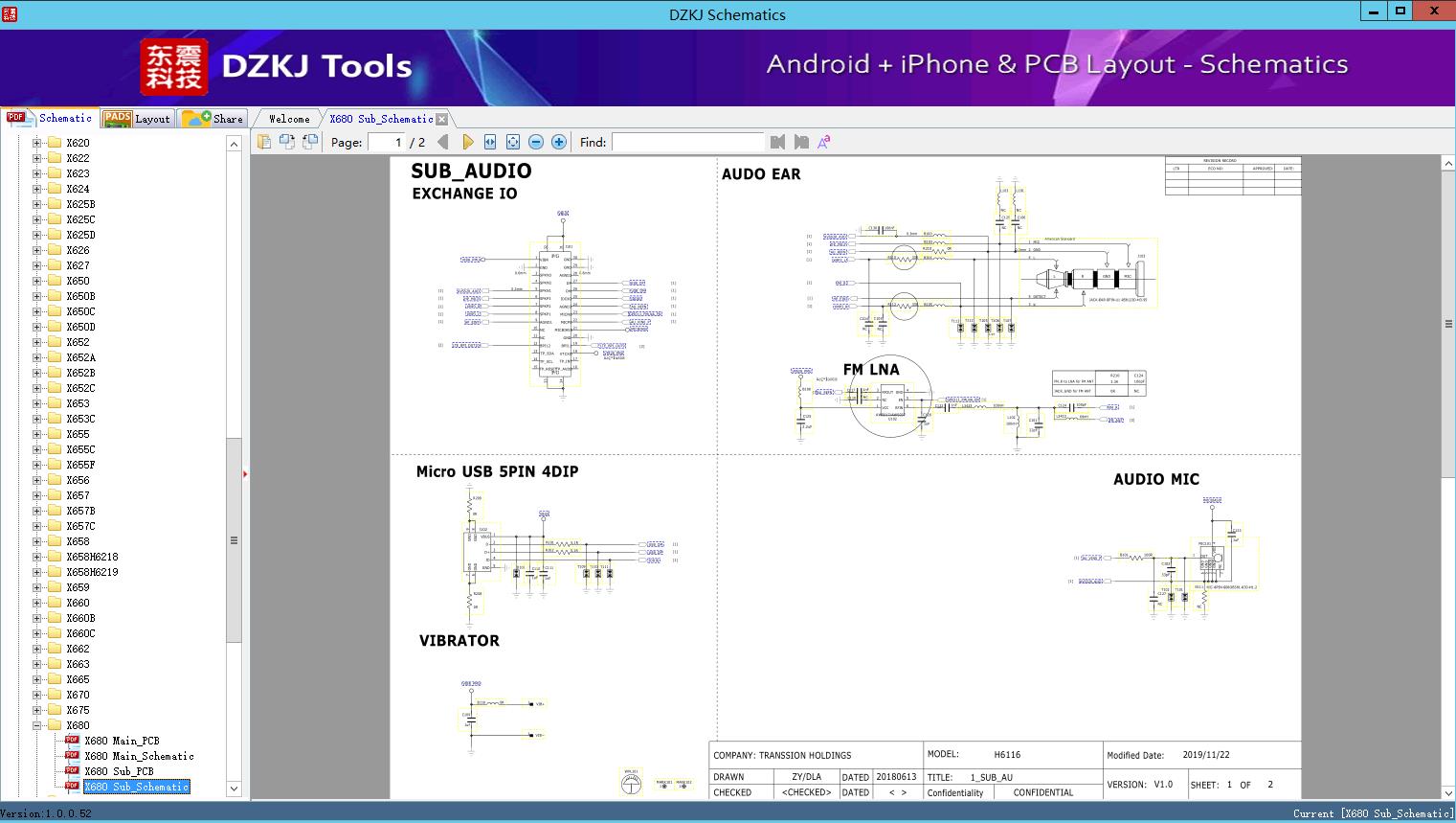 X680 Sub_Schematic - X680 - INFINIX Schematic - DZKJ Schematics & PCB ...