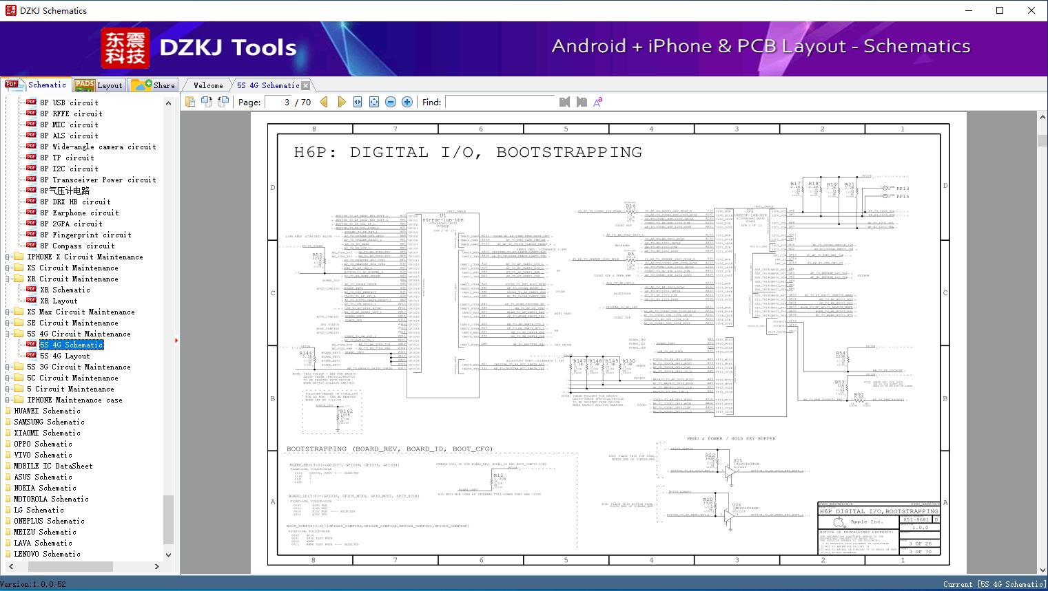 5S 4G Schematic - 5S 4G Circuit Maintenance - IPHONE Schematic - DZKJ ...