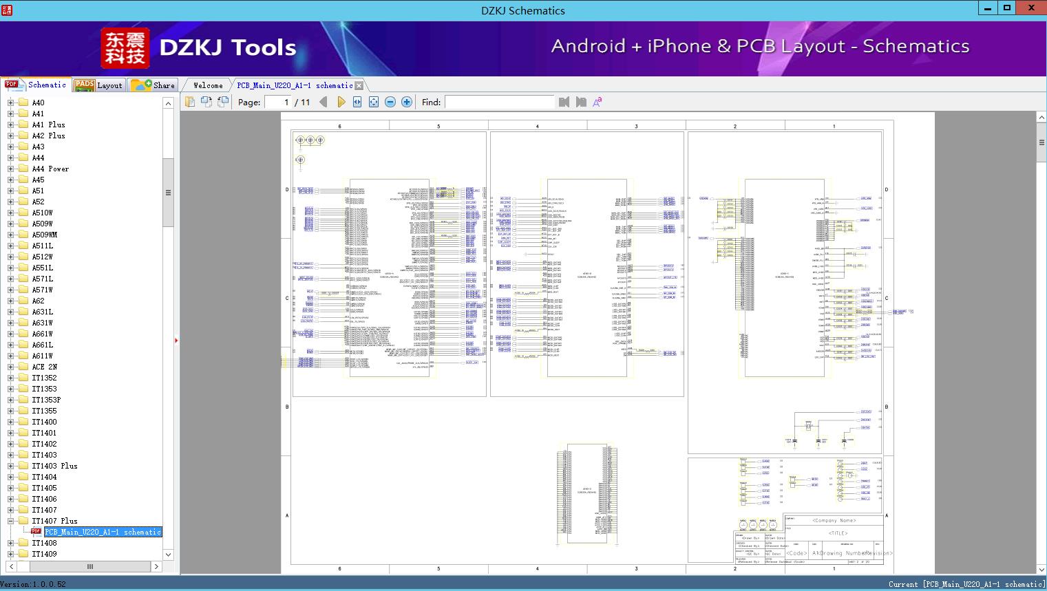 PCB_Main_U220_A1-1 schematic - IT1407 Plus - ITEL Schematic - DZKJ ...