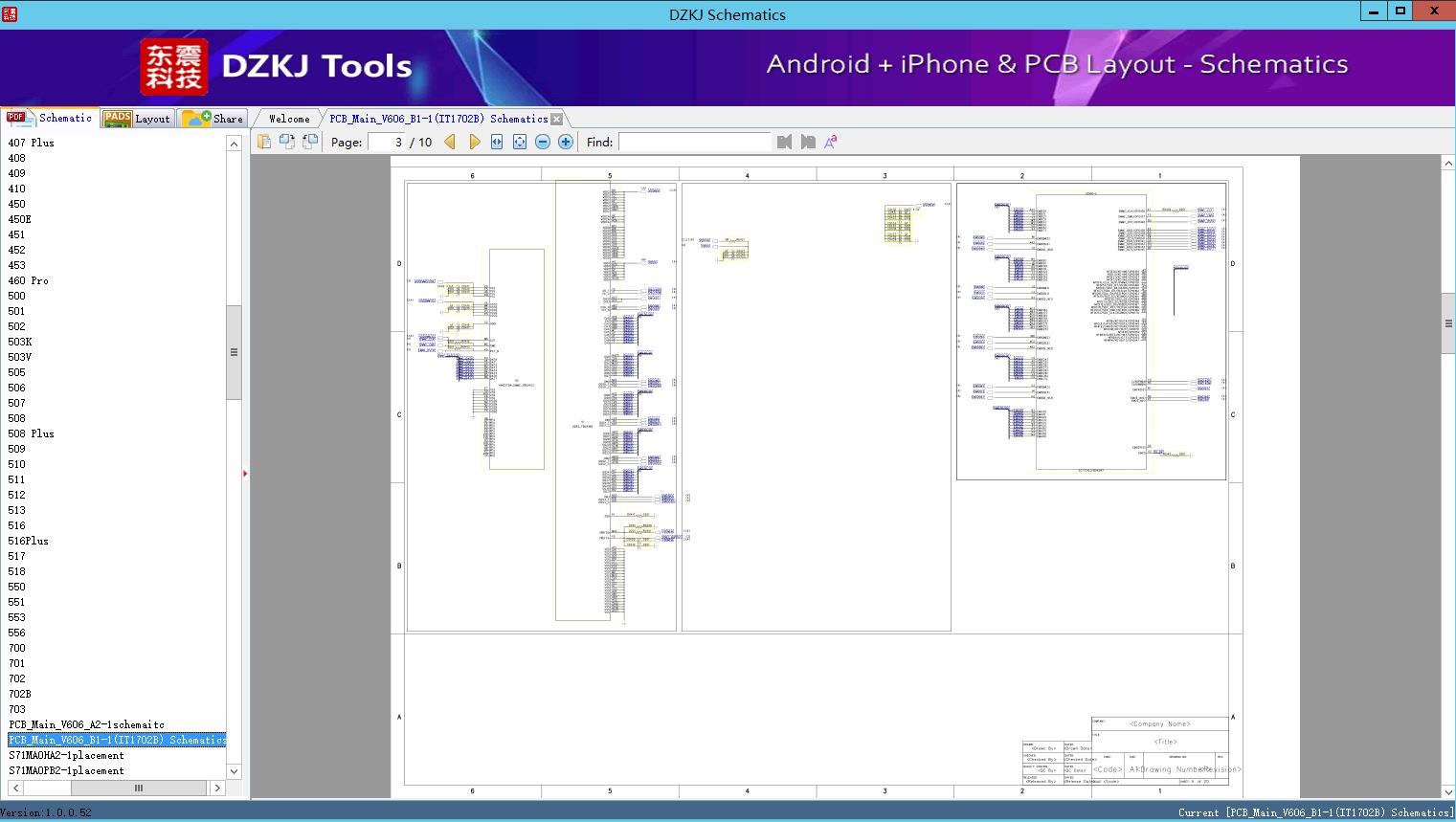 PCB_Main_V606_B1-1(IT1702B) Schematics - IT1703 - ITEL Schematic - DZKJ ...