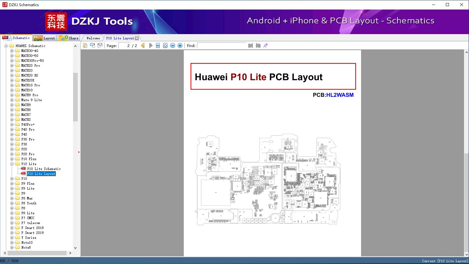 P10 Lite Layout - P10 Lite - HUAWEI Schematic - DZKJ Schematics & PCB ...