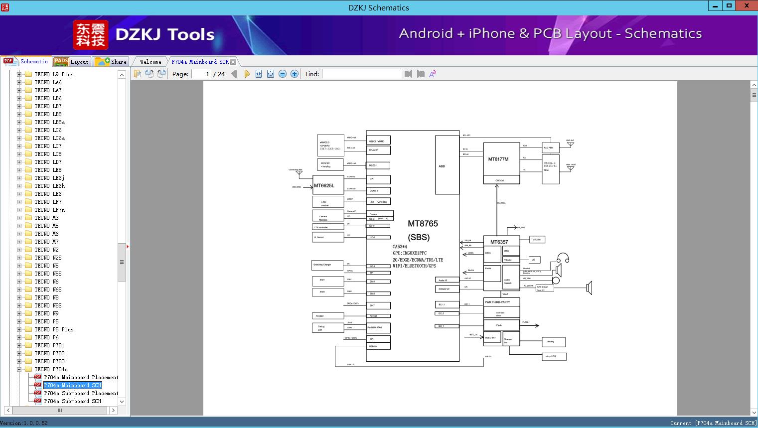 P704a Mainboard SCH - TECNO P704a - TECNO Schematic - DZKJ Schematics ...