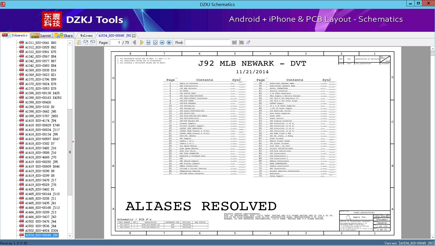 A1534_820-00045 J92 - MacBook - LAPTOPS Schematic - DZKJ Schematics ...