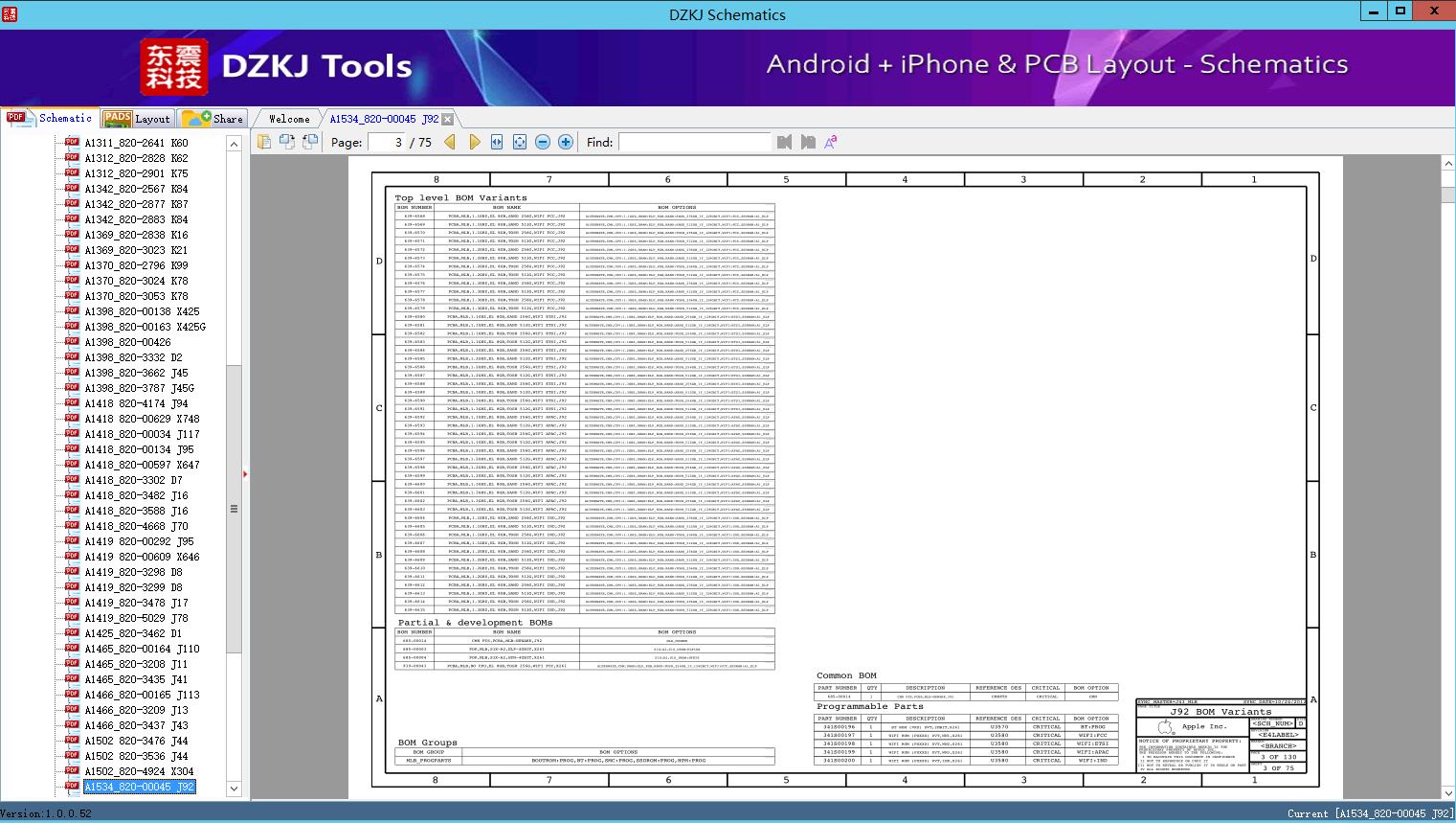 A1534_820-00045 J92 - MacBook - LAPTOPS Schematic - DZKJ Schematics ...
