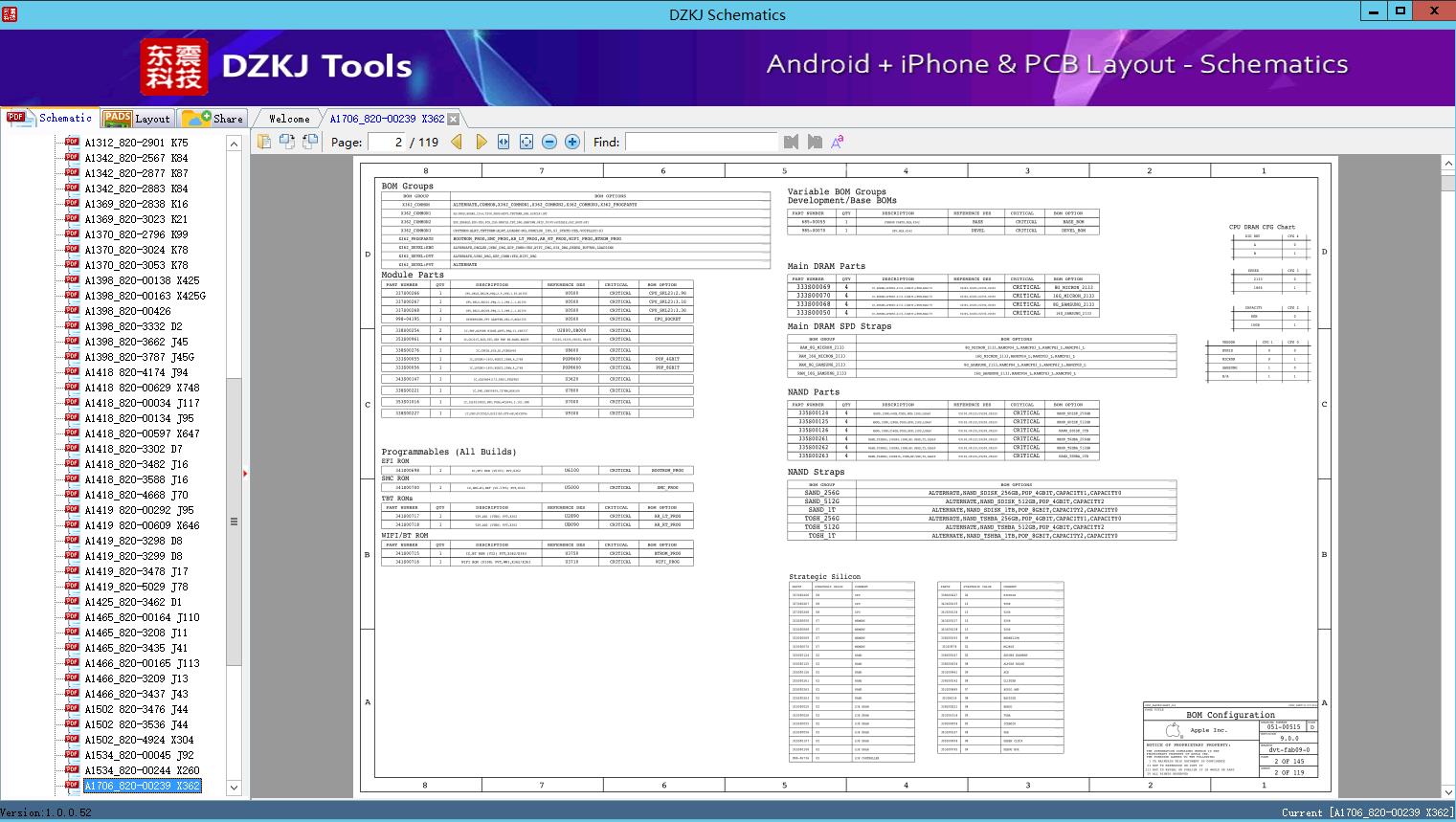 A1706_820-00239 X362 - MacBook - LAPTOPS Schematic - DZKJ Schematics ...
