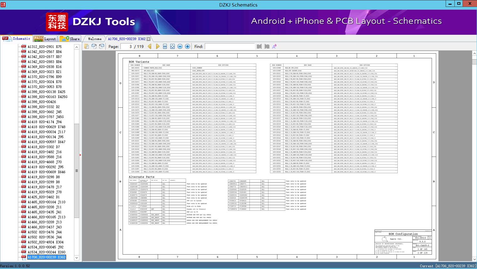 A1706_820-00239 X362 - MacBook - LAPTOPS Schematic - DZKJ Schematics ...