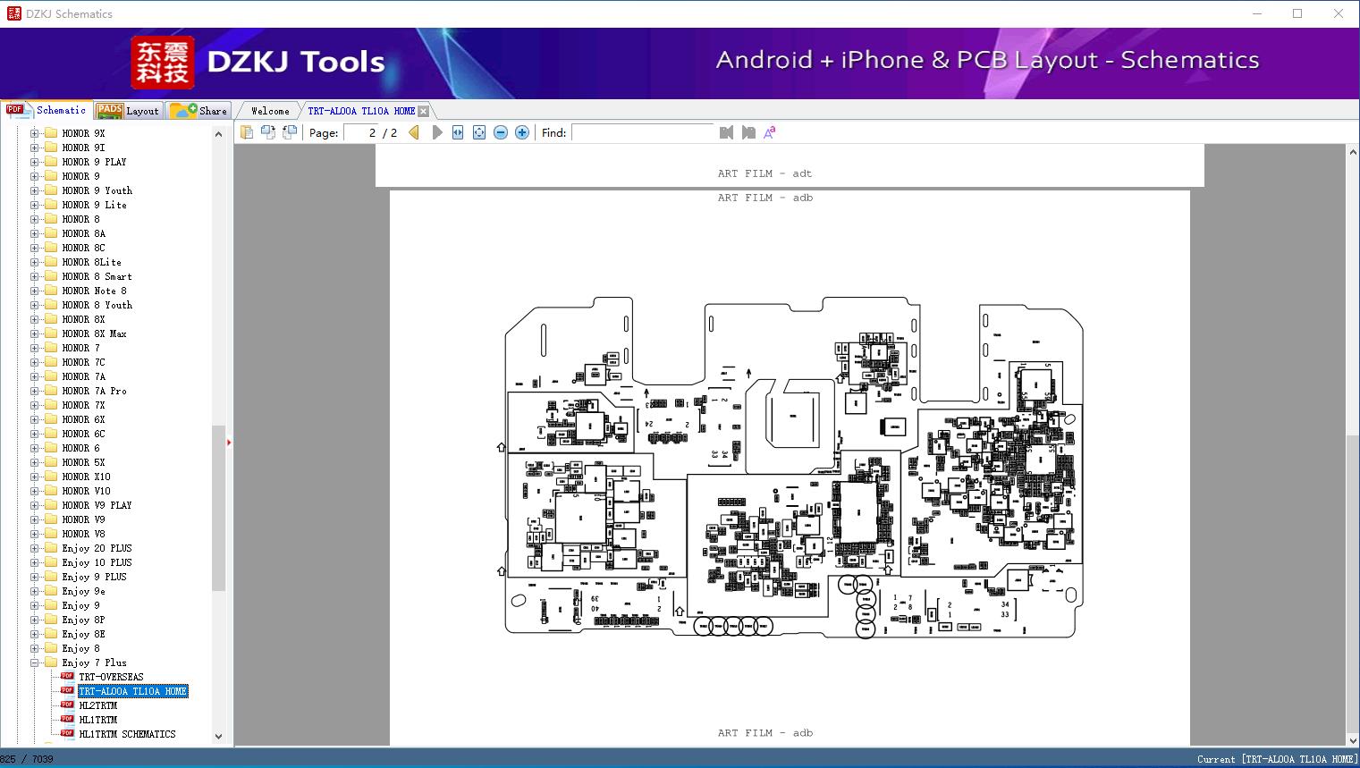 TRT-AL00A TL10A HOME - Enjoy 7 Plus - HUAWEI Schematic - DZKJ ...